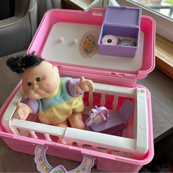 Mattel | Toys | Mattel Cabbage Patch Mini Playpen Set 995 Doll | Poshmark
